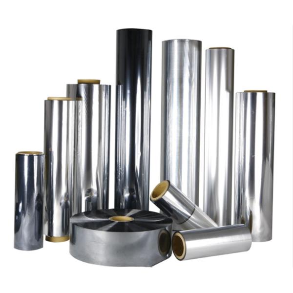 Quality 1500mm Self Adhesive Laminate Roll 3inch Thermal PET Metalized Film for sale