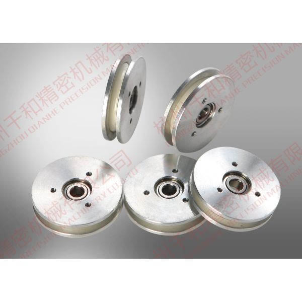 Quality Pink HRA88 Ceramic Wire Guide Pulley , Coil Winding Machine Ceramic Eyelets for sale