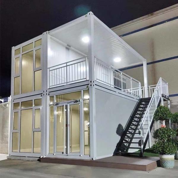 Quality 20ft 40ft Flat Pack Container House Easy Assemble Light Steel Structure For for sale