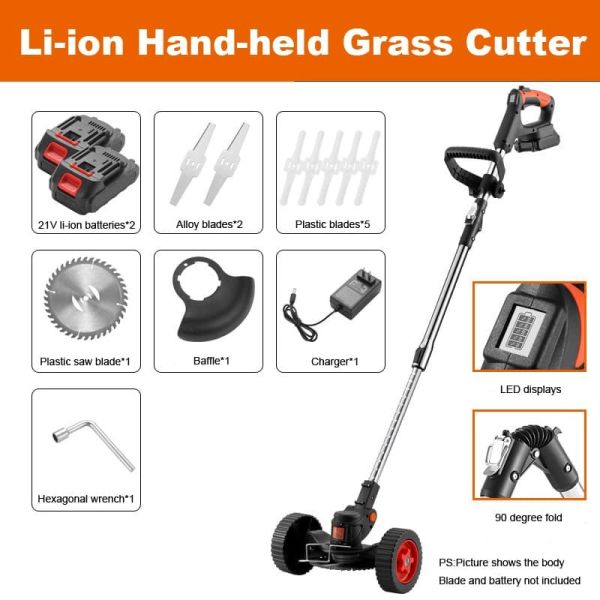 Quality 2000mAh Battery Operated Weed Eater , Anti Slip Cordless String Trimmer With for sale