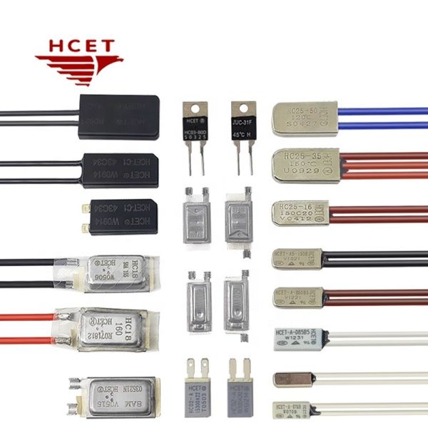 Quality HCET Series Thermal Protection Switch Overheat Temperature Safety Component for sale