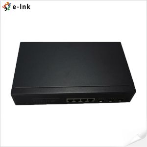 10/100/1000M Fiber Media Converter Ethernet Switch 4-TX + 3-FX SFP Port ...