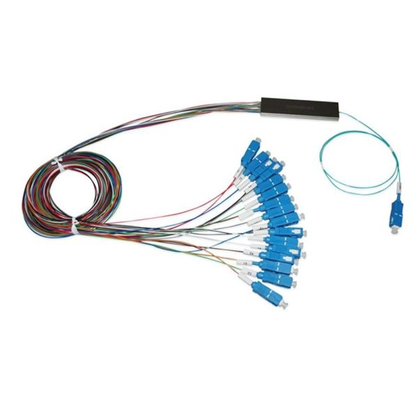 Quality 1M Fiber Optic PLC Splitter 1x16 SC APC for sale
