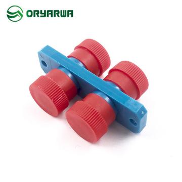 Quality Flange Plastic Housing Duplex FC Fiber Optic Adapter Multimode for sale