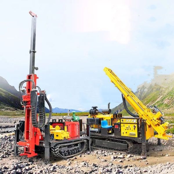 Quality Full Hydraulic Pneumatic Crawler Core Drilling Rig Crawler Drilling Rig Machine for sale
