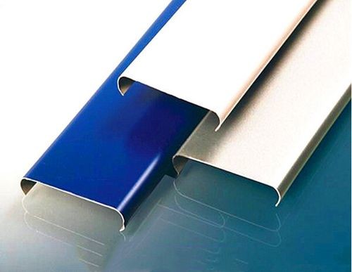 Quality Linear U Strip Ceiling Aluminium Strip 85mm Width Silver Color Strip Panel for sale