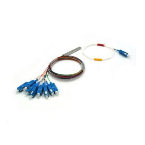 Quality ROHS SC UPC 0.9mm 1x8 Fiber Splitter for sale