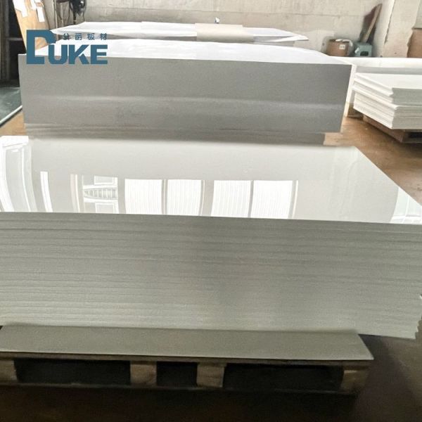 Quality Genuine Mitsubishi MMA Raw Material  100% Virgin White Cast Acrylic Sheet Customizable for sale
