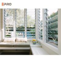 Quality Shutter Commercial Aluminum Louver Window Glass Frames Wall Louvre Windows for sale
