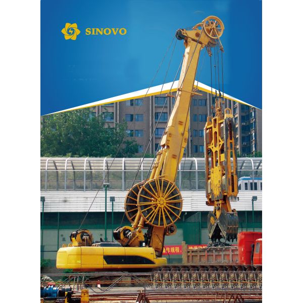 Quality Easy Operation Diaphragm Wall Machine 261KW Engine Power 500kn Max Pull Force for sale