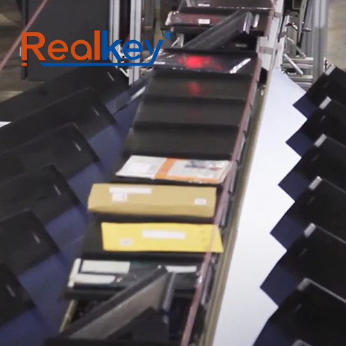 Quality Intelligent Tilt Tray Sorter High Efficiency Versatile For High Density Sorting for sale