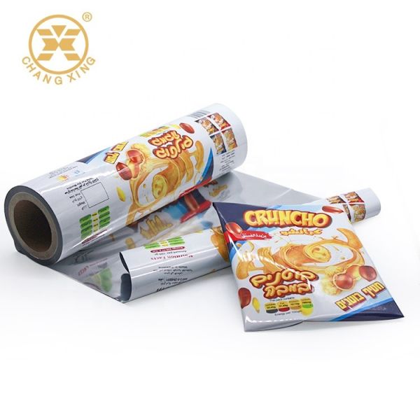 Quality Cheese Heat Sealable Heat Shrink Film Roll Printed Packaging Food Grade For Tortilla Chips for sale