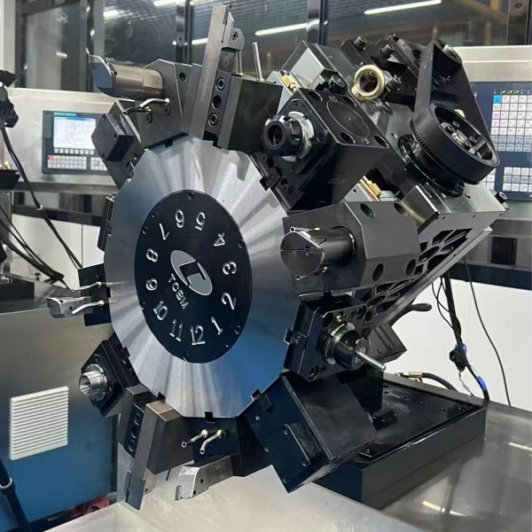 Quality Box Way CNC Lathe TCK63M-1000 | 12-Station Live Turret For Efficient Tool for sale