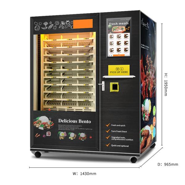 Quality Automatic Hot Food Vending Machine Frozen Food Self Service Kiosk for sale