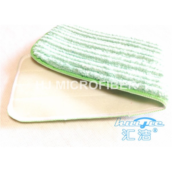Quality Strip Microfiber Floor Mop Pad For Kitchen Cleaning , Flat Floor Mop for sale