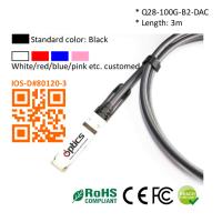 Quality QSFP28-100G-DAC3M-B2 100G QSFP28 to 2x50G Breakout DAC Passive 3M 100G QSFP28 DAC for sale