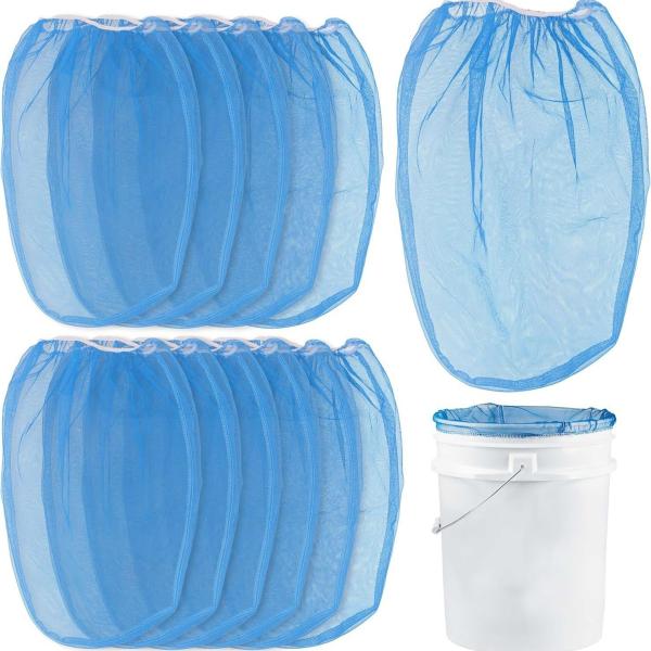 Quality Hite 1 2 5 Gallon Elastic Opening Fine Mesh Paint Strainer Bags For Hydroponic for sale