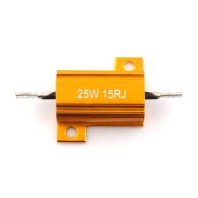 Quality Wirewound Resistor 5W 100ohm With Gold Aluminum Shell for sale
