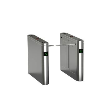 Quality SS304 Drop Arm Turnstile Infrared Sensor Public Door Access Control System for sale