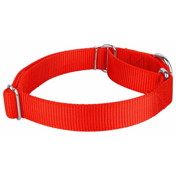 Quality 2 Layers Soft Nylon Dog Collar Comfortable Martingale Loop For Dog Walking for sale