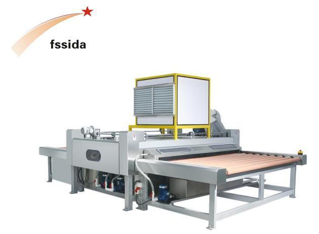 Horizontal Glass Washing Machine in Tempering Glass Making Line