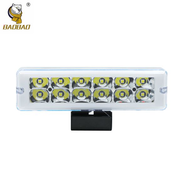 Quality 6 LED White Rectangle Design LED Work Light Bar For Auto For Truck for sale