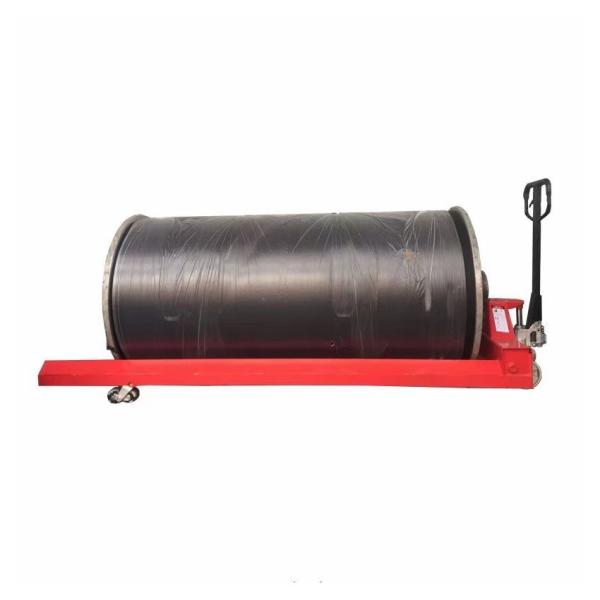 Quality 1000kg Warp Beam Trolley Weaving Factory Fabric Roll Trolley for sale