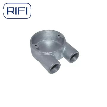 Quality BS EN 61386 Circular Electrical Junction Box U way cable conduit box for sale