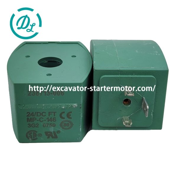 Quality EexcavaStart ASCO 238713-006 24V Solenoid Coil for Excavator for sale