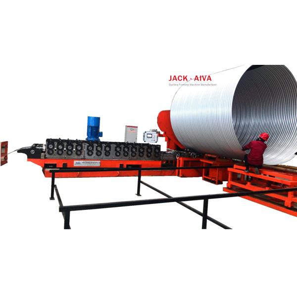 Quality 800mm 6000mm Corrugated Culvert Spiral Tube Machine for sale