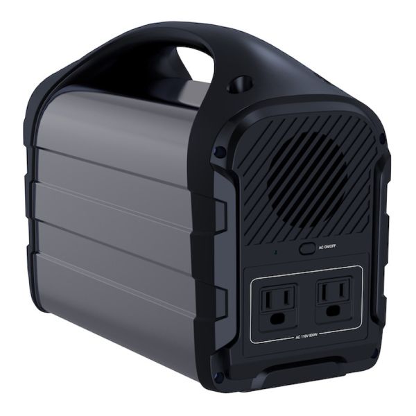 Quality Custom Outdoor Portable Camping Power Station Aluminum Shell 500W 300 X 160 X 237MM for sale