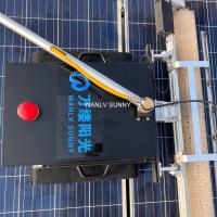 Quality Crawler Style Self Cleaning Solar Panel PV Module Brush System with Electric for sale