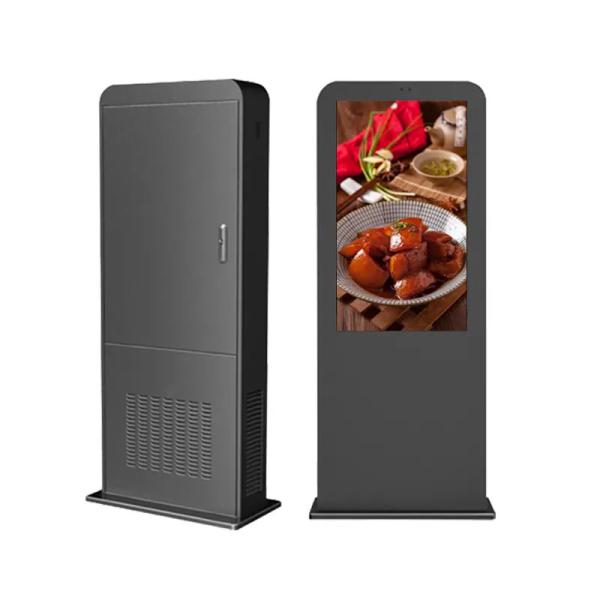 Quality Waterproof Floor Standing LCD Digital Signage 3840×2160 Resolution for sale