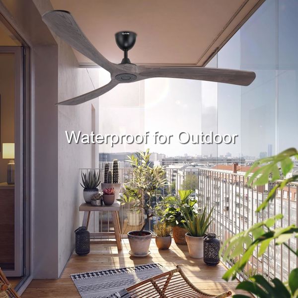 Quality Quiet Energy Saving 6 Speed Smart Ceiling Fan with Light Controlled by Alexa for sale