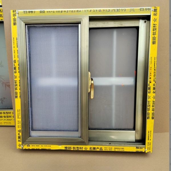 Quality Anti-Theft Folding Screen Aluminum Alloy Push-Pull Sliding Windows with Nylon for sale