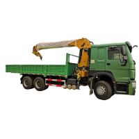 Quality SINOTRUK HOWO Truck Mounted Crane XCMG Crane 10T 6X4 Truck Bed Mounted Crane for sale