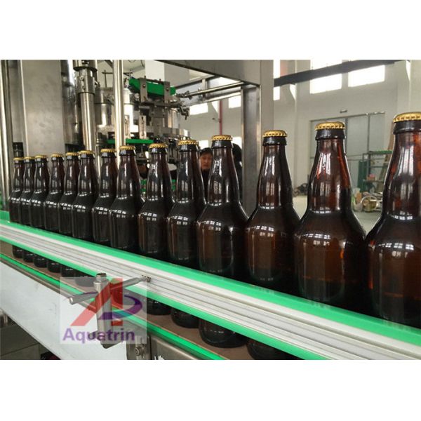 Quality Automatic Capping 100KVA Glass Bottle Filling Machine For Liquid Drinks for sale