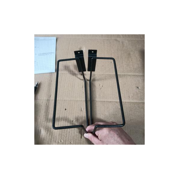 Quality Adjustable Wire Slatwall Brackets, 1 left and 1 right per set for sale