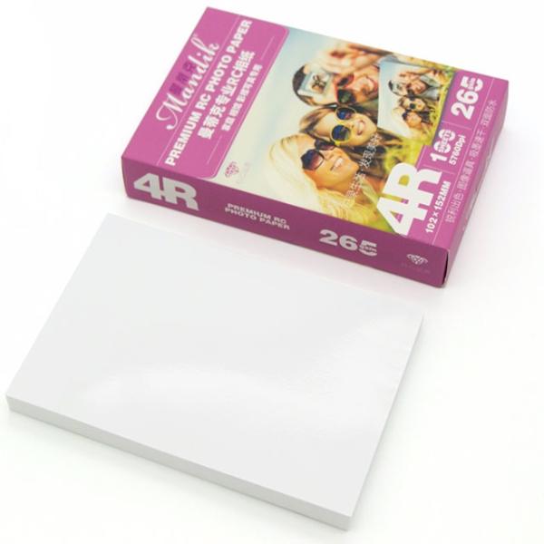 Quality Wood Pulp Pigment Ink Silky Digital RC Photo Paper for sale