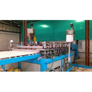 Quality Professional Double Conical Screw WPC Foam Board Machine / Extruder for sale