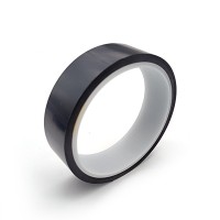 Quality Anti Static Polyimide Film Tape Black Color Double Sided Heat Resistant Tapes for sale