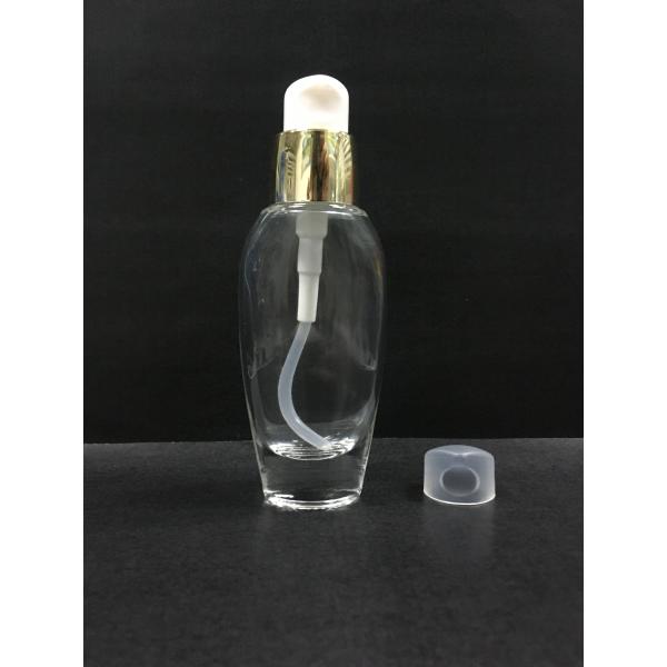 Quality 35ml Makeup / Skincare Packaging Glass Foundation Bottle Lotion Bottles OEM for sale