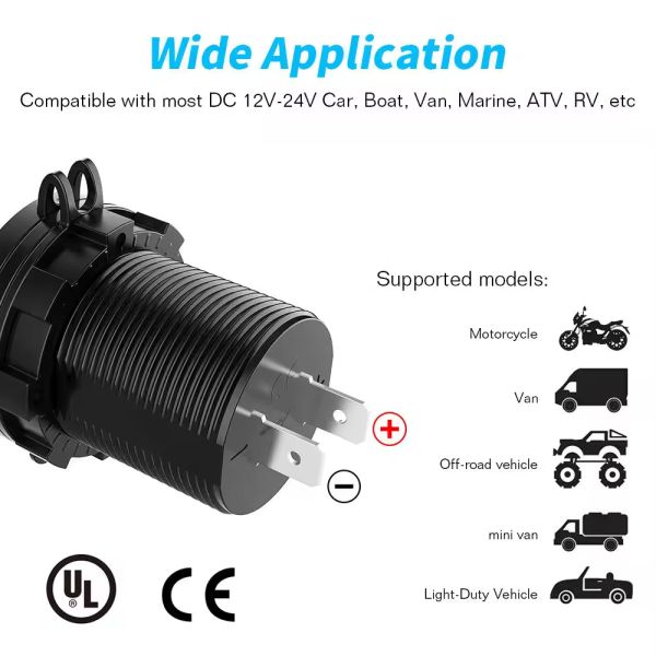 Quality Dual USB QC3.0 Fast Car Charger Adapter for sale