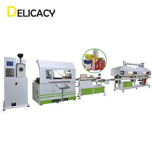 Quality 75Kw 5L Tin Can Production Line , Powder Coating Chemical Can Making Machine for sale