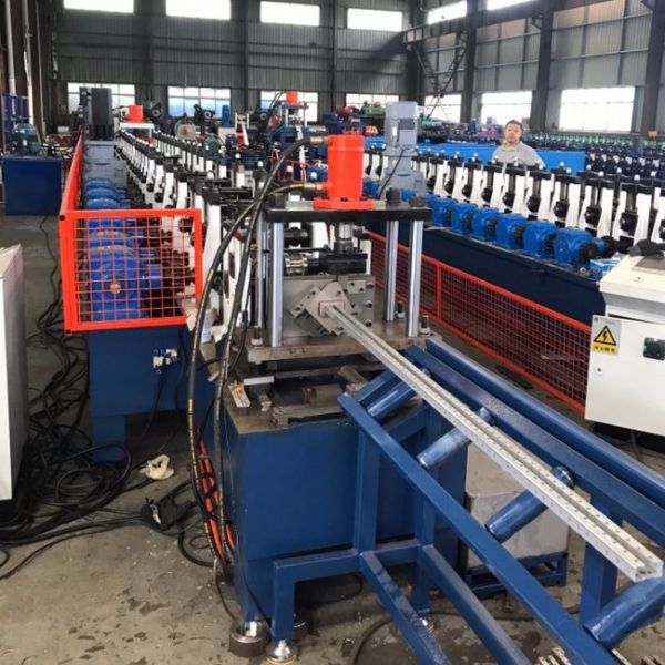 Quality Galvanized Steel Electric Cabinet Column Shelf Roll Forming Machine For Uprights for sale