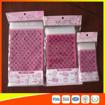 Eco Friendly PE Plastic Packing Ziplock Bags Reclosable Transparent