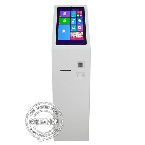 Quality QR Code Scanner Ticketing PCAP Touch Screen Kiosk For Bus Station for sale