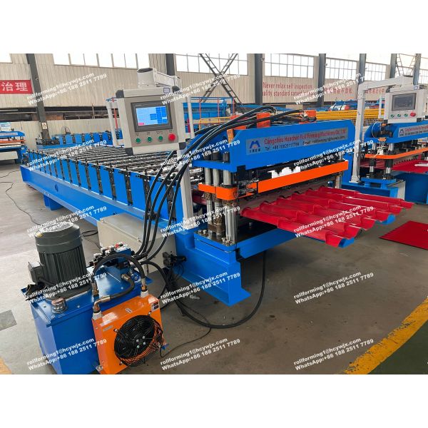 Quality Produce Roof Tile Forming Machine/Glazed Tile Making Machine/Steel Sheet Roll Former for sale