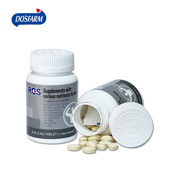 Quality Multicolor Candy Tablets Supplement With Various Nutrients For Men Taste Dietary Supplement for sale