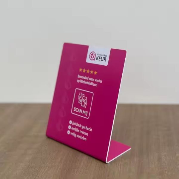 Quality Custom QR Code Chip Google Review Stands NFC Social Media Business Cards Google for sale